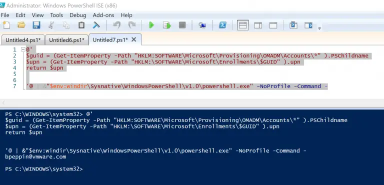 How to run 64bit Powershell from 32bit Powershell with Workspace One ...