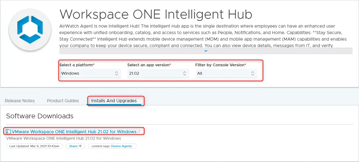 Control the Workspace ONE Intelligent Hub Upgrade Process (Windows 10)