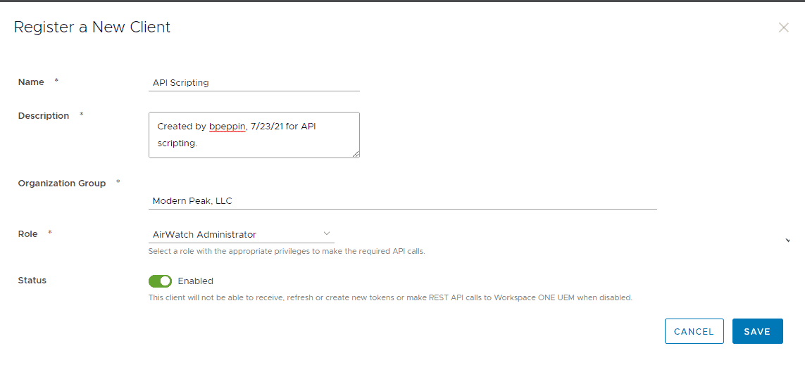 How to Use REST API in Workspace ONE UEM (with PowerShell) - Brooks Peppin's Blog